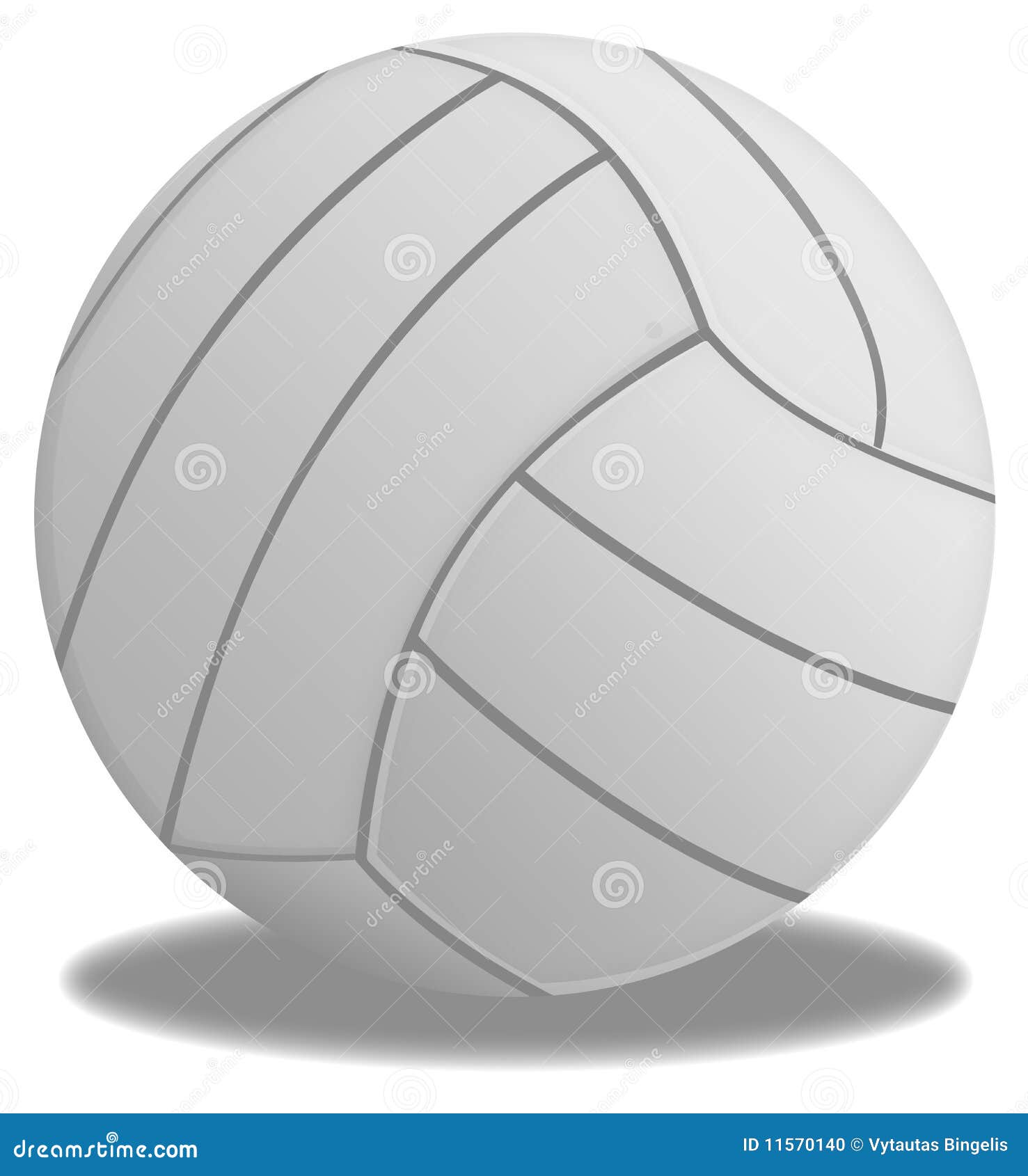 Valleyball ball stock illustration. Illustration of isolated - 11570140