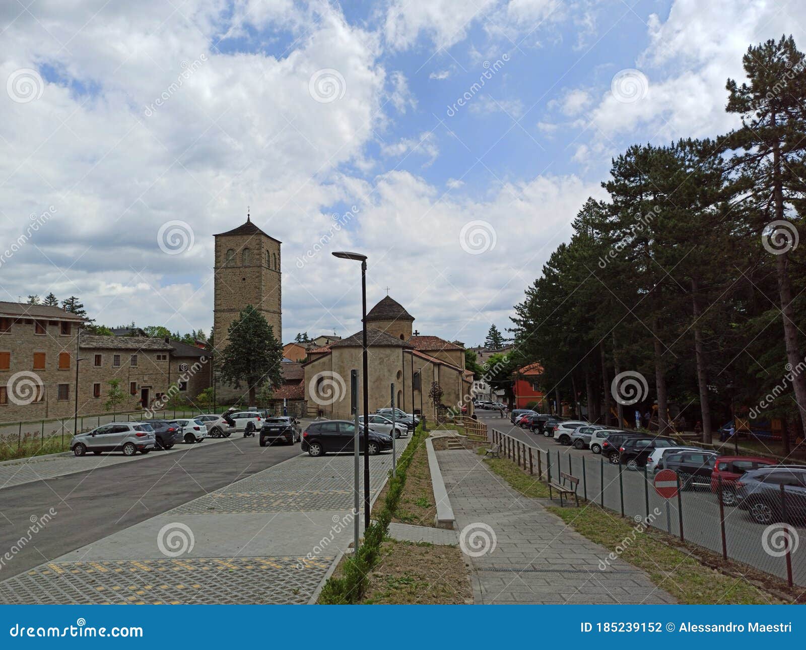 Vallicella Street in Fanano Modena Editorial Photography - Image of ...
