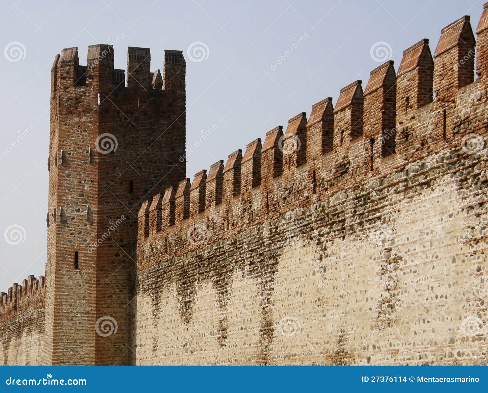 Vallum stock photo. Image of wall, brick, ancient, italy - 27376114