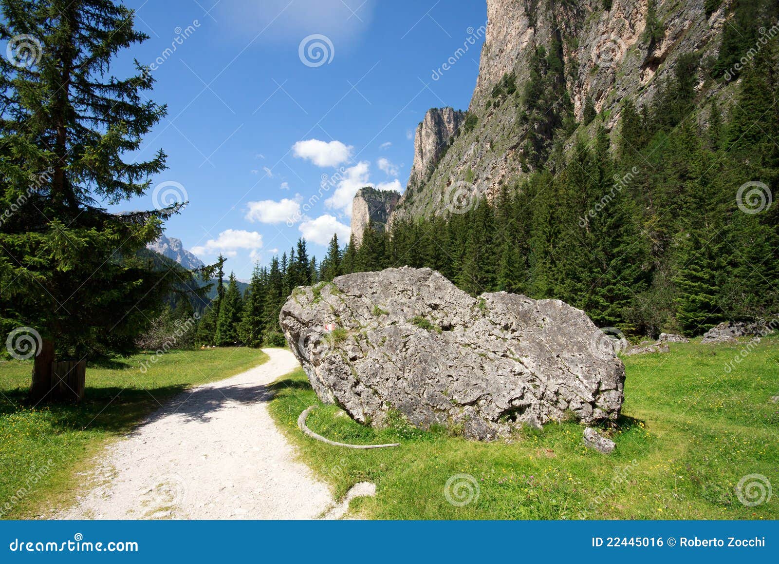 Vallunga mountains stock photo. Image of gardena, trekking - 22445016