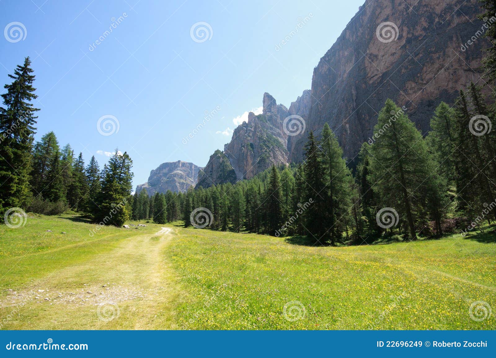 Vallunga mountains stock image. Image of italian, alps - 22696249