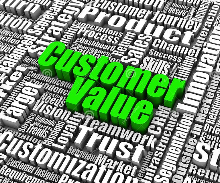 Valor do cliente ilustração stock. Ilustração de sucesso - 44187741