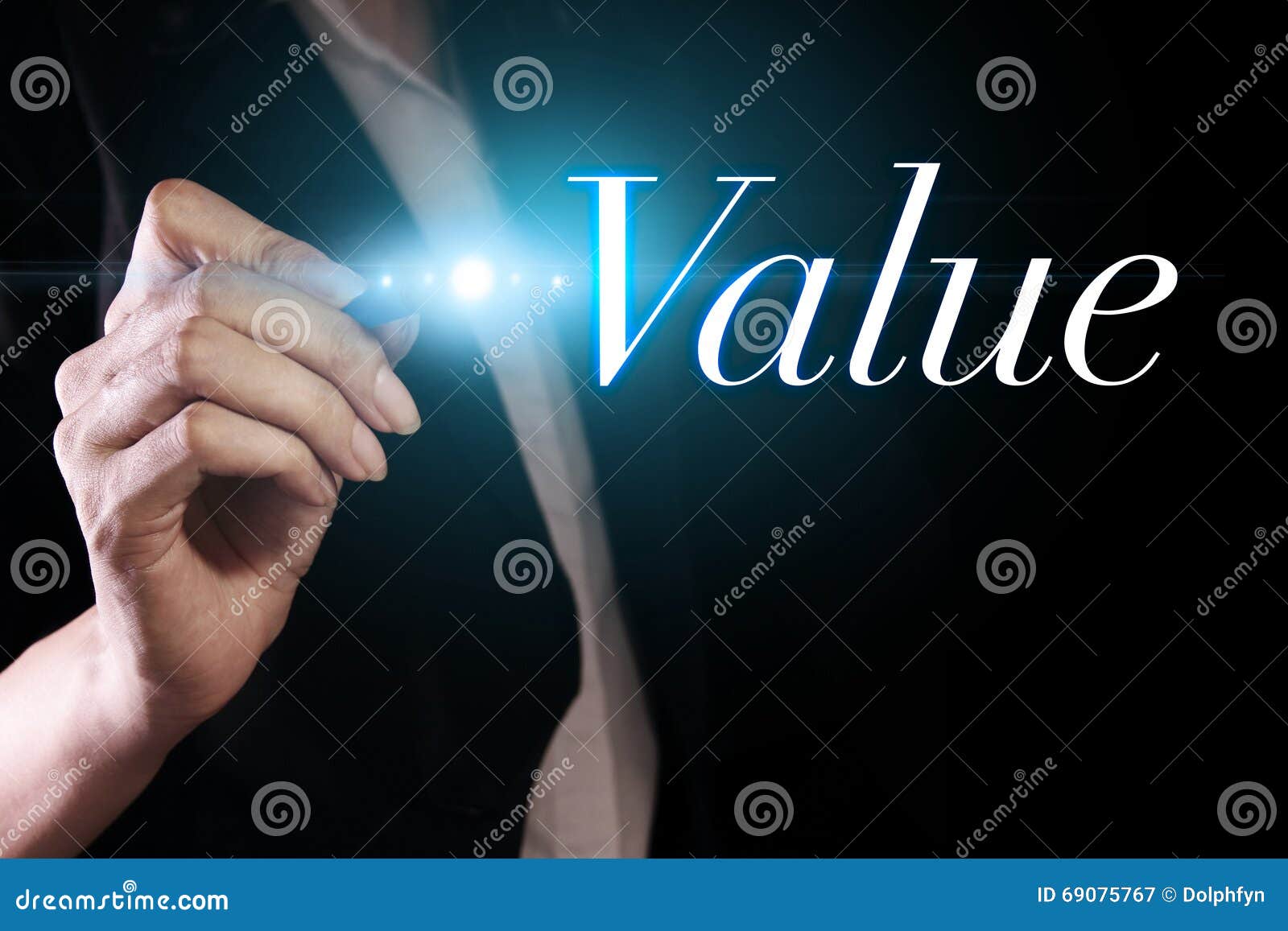 Valor na tela virtual imagem de stock. Imagem de ideologia - 69075767