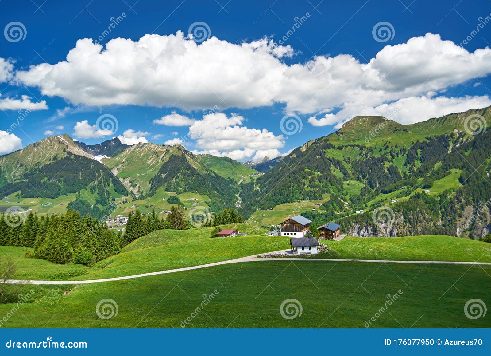 Valser Valley, Austria stock photo. Image of scenic - 176077950