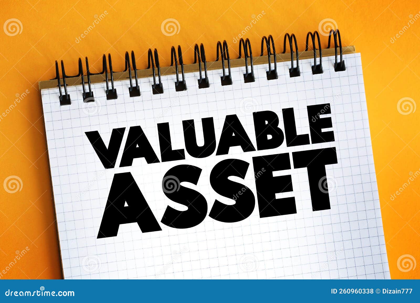 Valuable Asset Text Button On Keyboard, Concept Background Royalty-Free ...