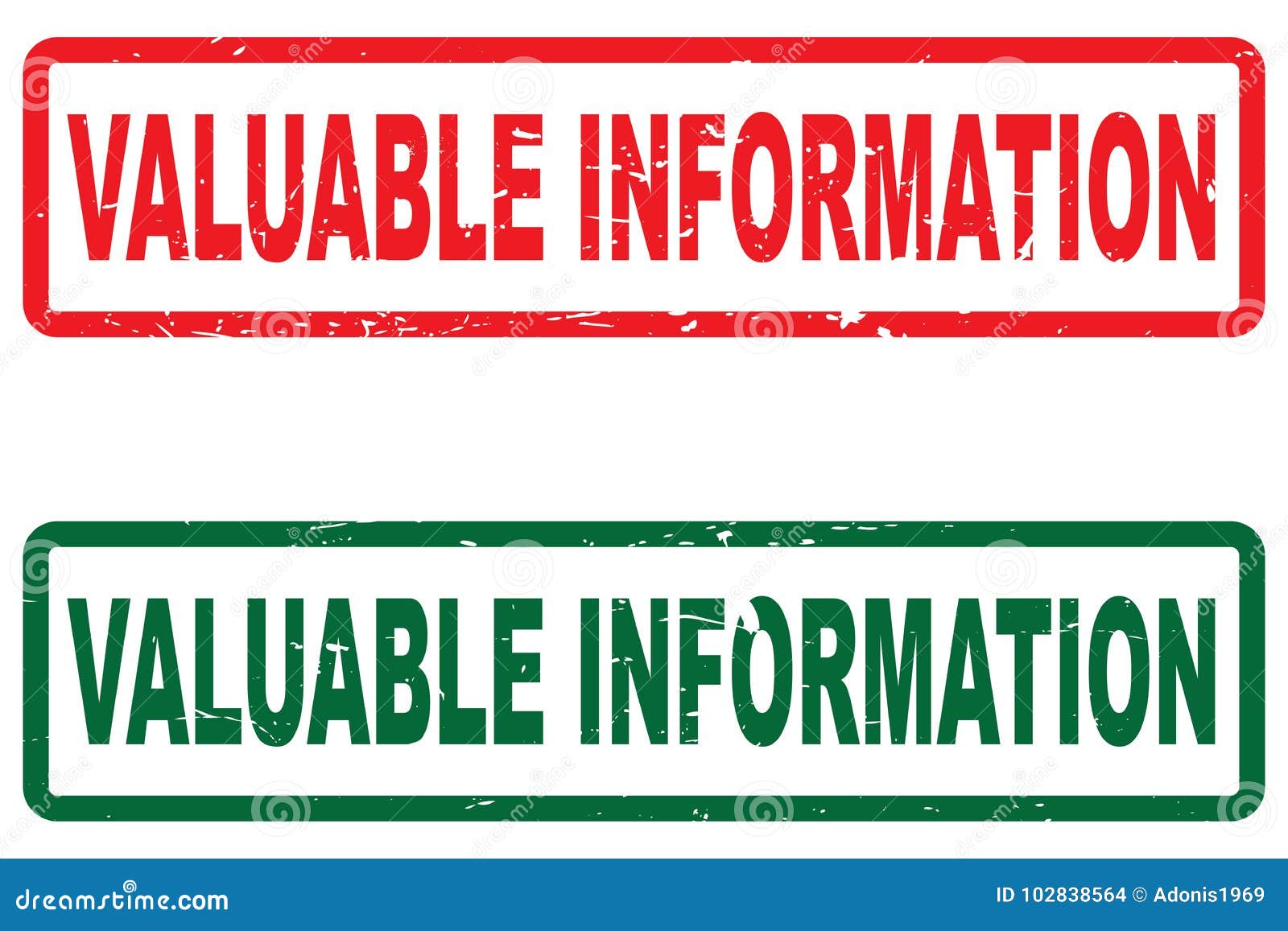 Valuable information stock vector. Illustration of rubber - 102838564