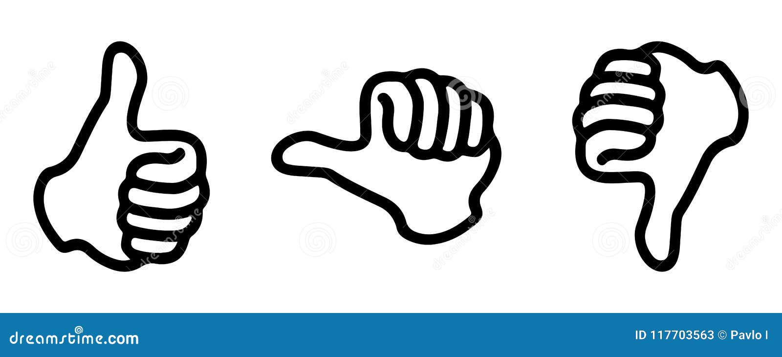 Thumbs Up Vector Icon Isolated On Transparent Background, Linear ...