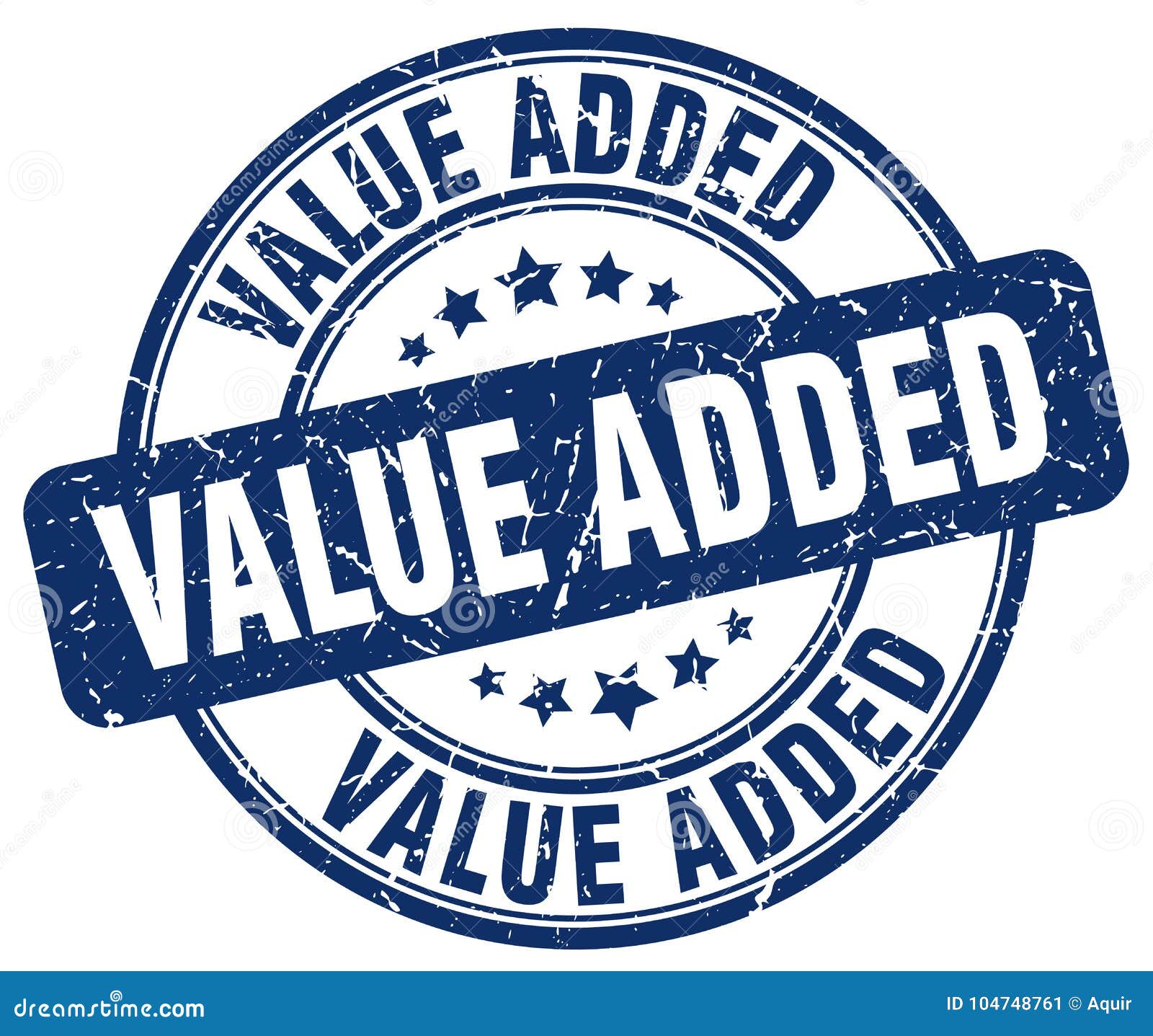 Value added stamp stock vector. Illustration of vintage - 104748761