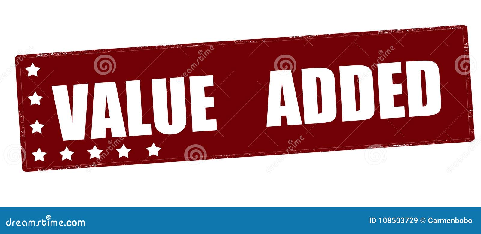 Value added stock illustration. Illustration of symbol - 108503729