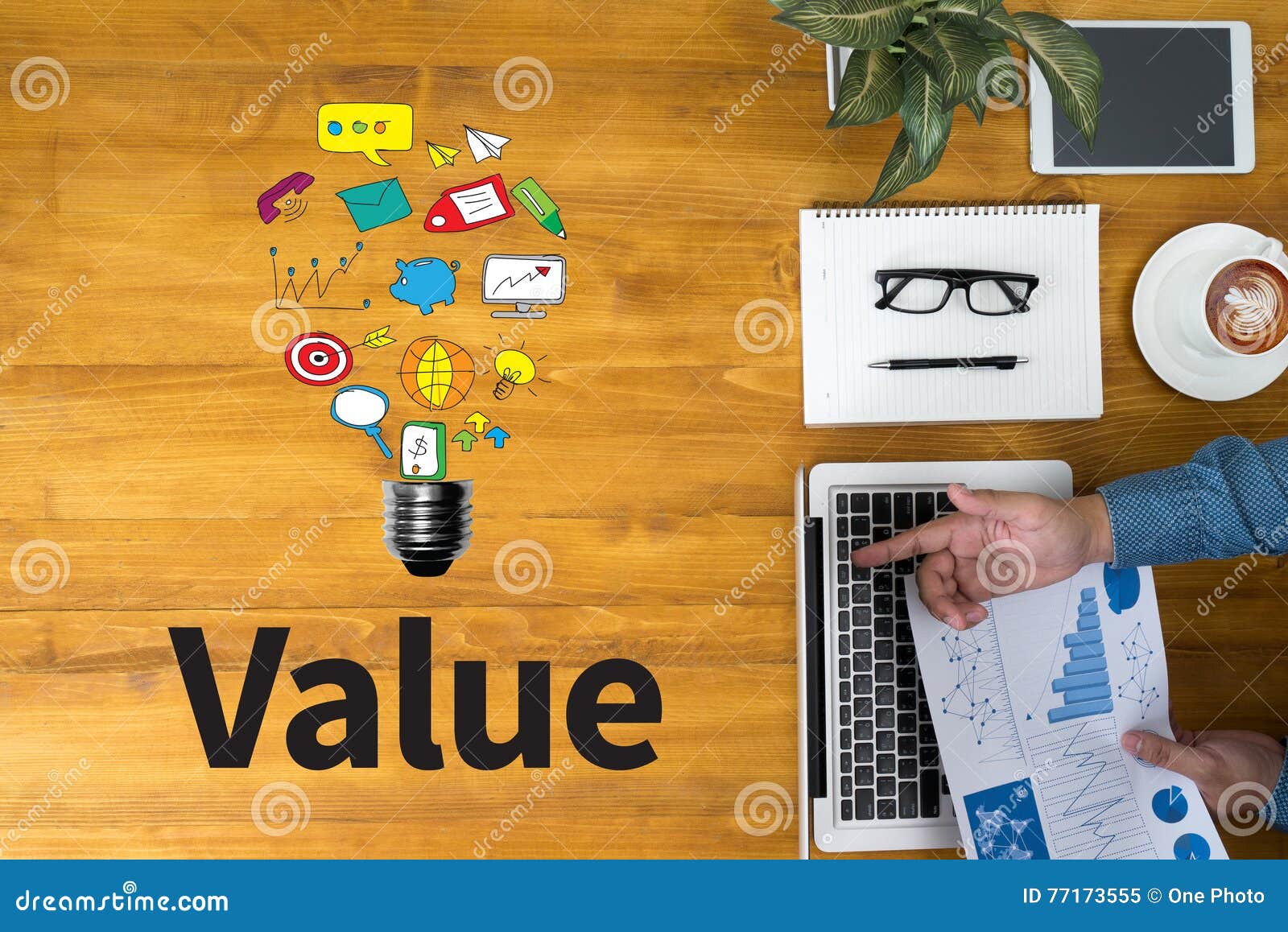 Value stock illustration. Illustration of business, mission - 77173555