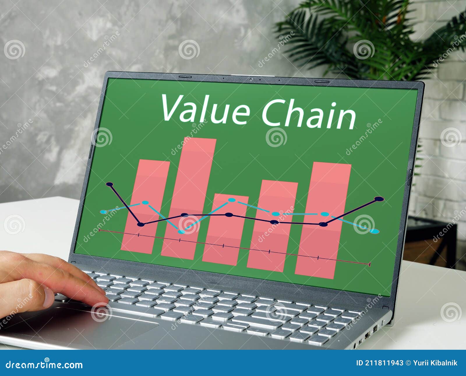 Value Chain Inscription on the Piece of Paper Stock Image - Image of ...