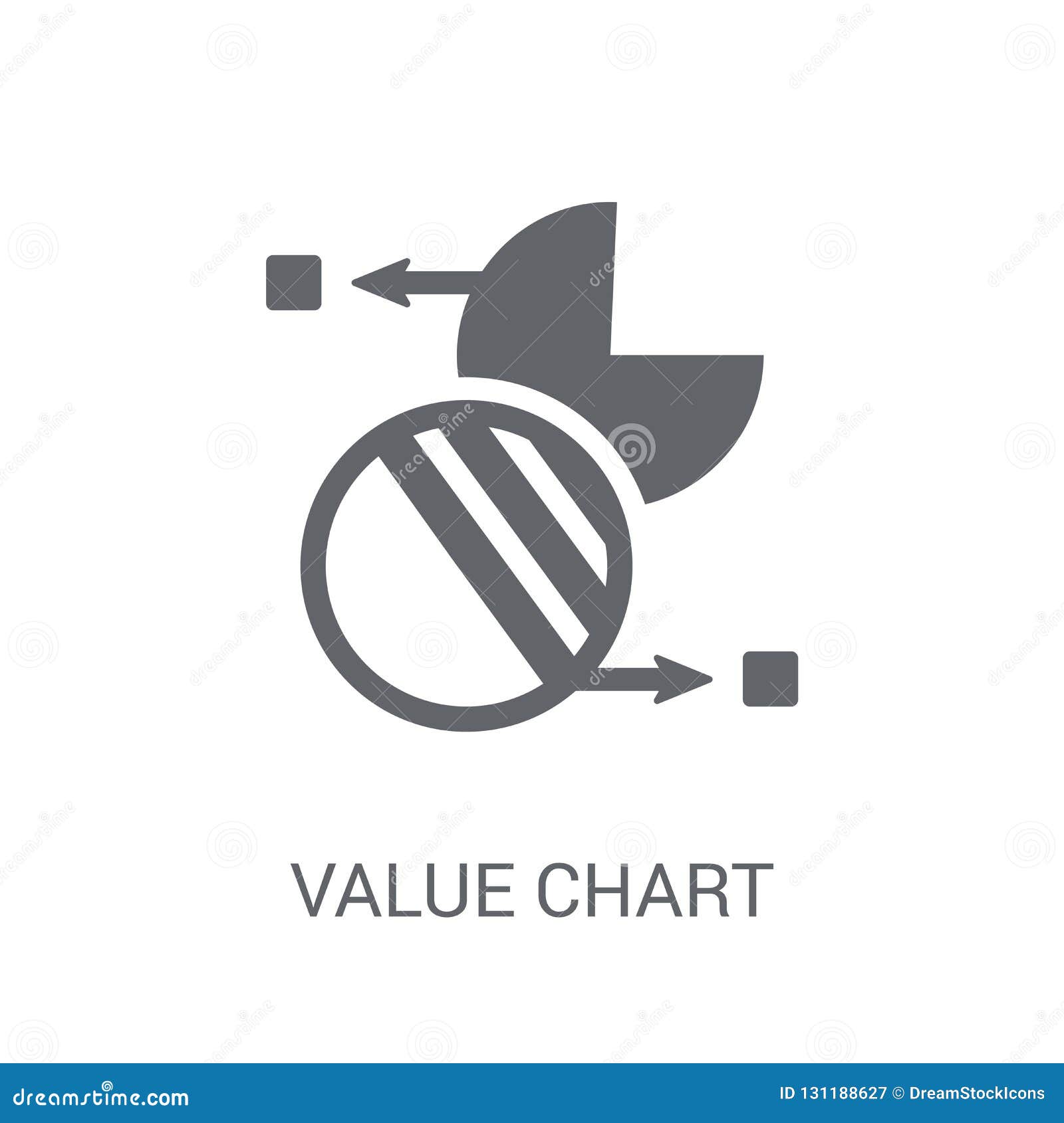 Value Chart Icon. Trendy Value Chart Logo Concept on White Background ...
