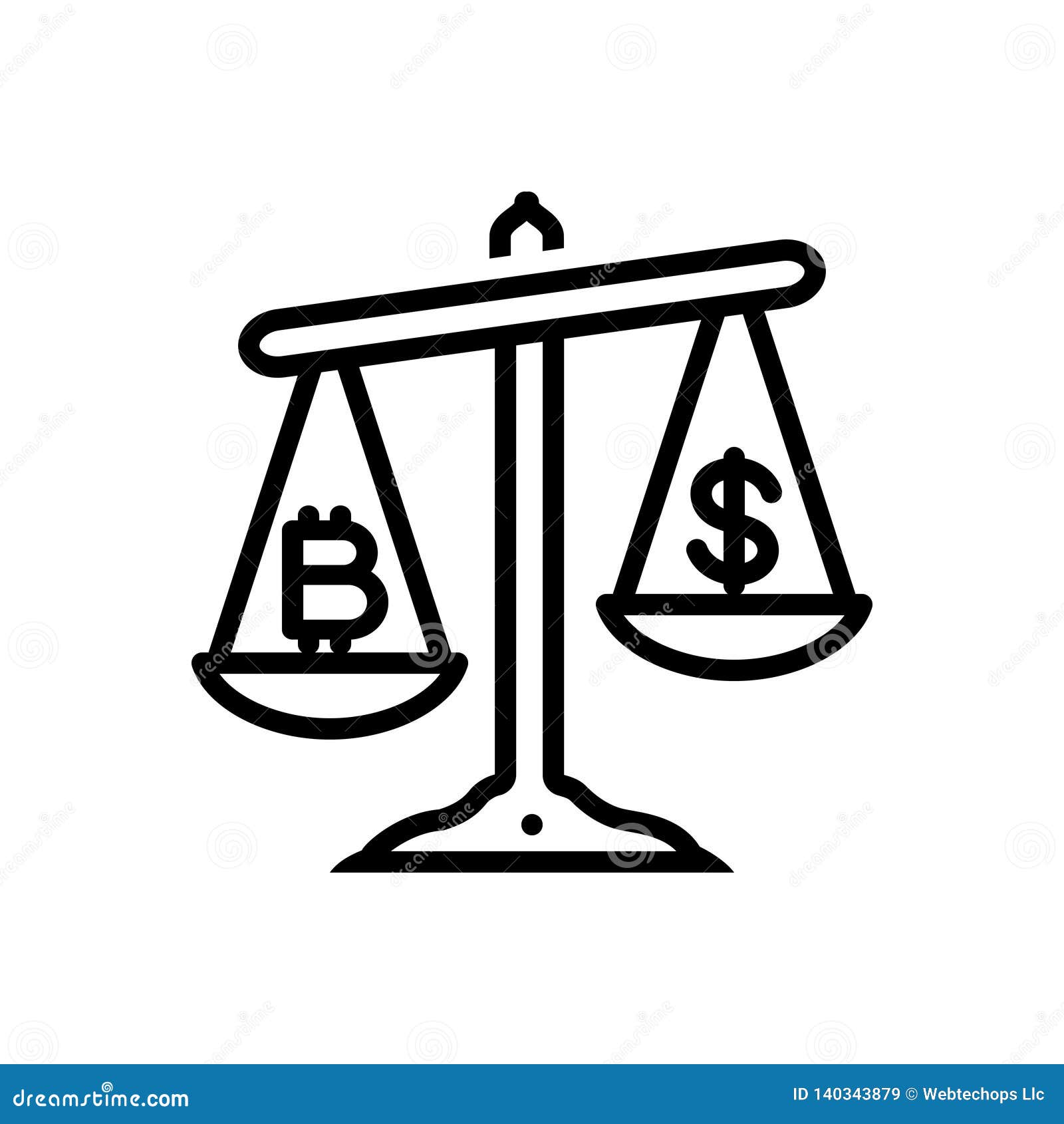 Black Comparison Isolated Vector Icon. Simple Element Illustration From ...