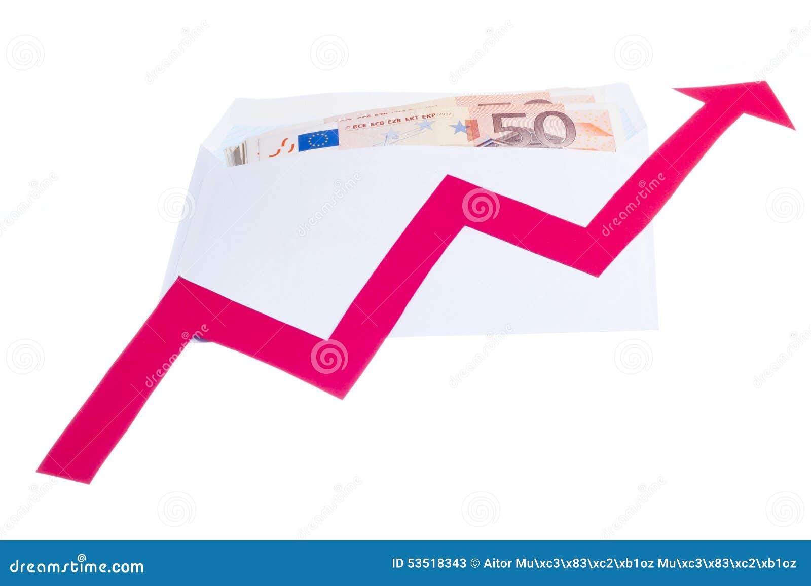 Value of euro increasing stock image. Image of marketing - 53518343
