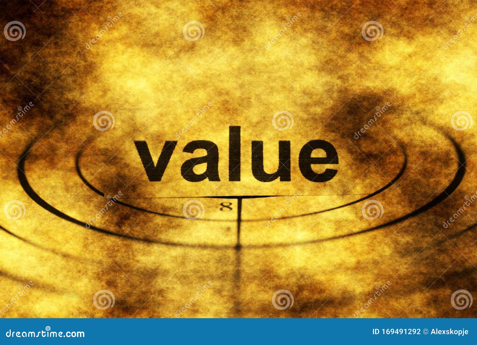 Value Grunge Target Concept Stock Illustration - Illustration of ...