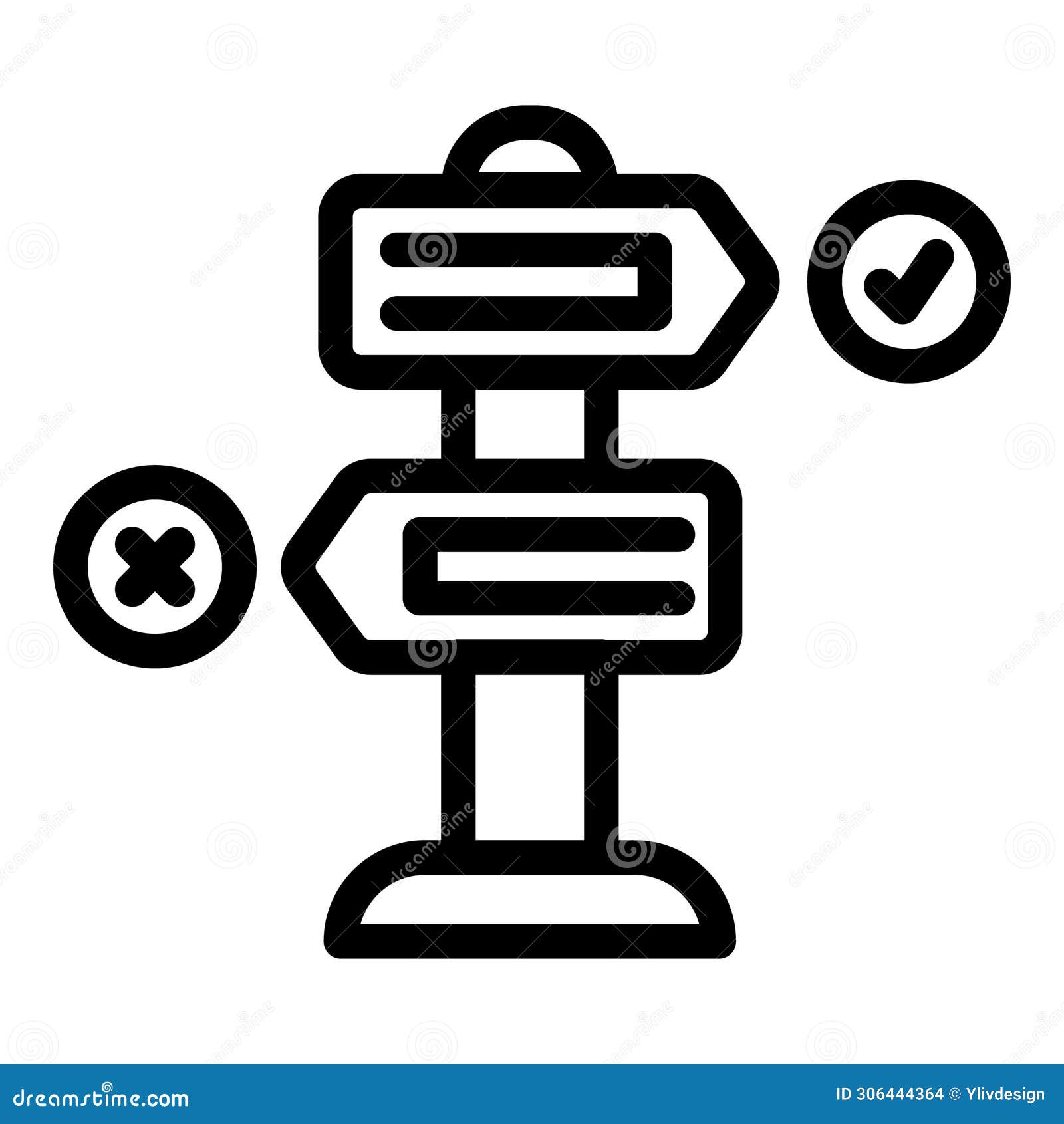 Principle And Philosophy Line Icons Collection. Ethics, Virtue ...