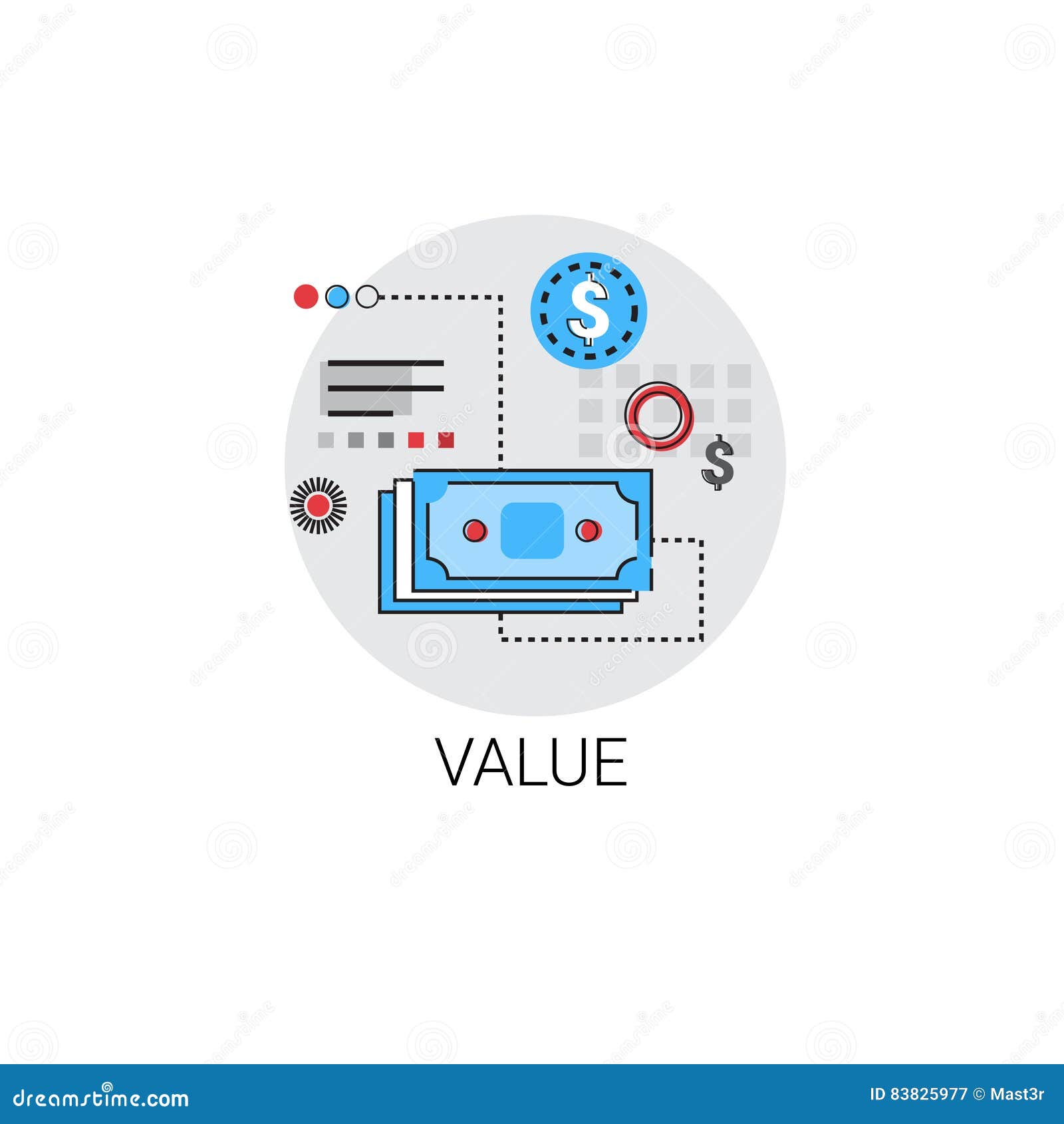 Value Money Finance Banking Icon Stock Vector - Illustration of ...