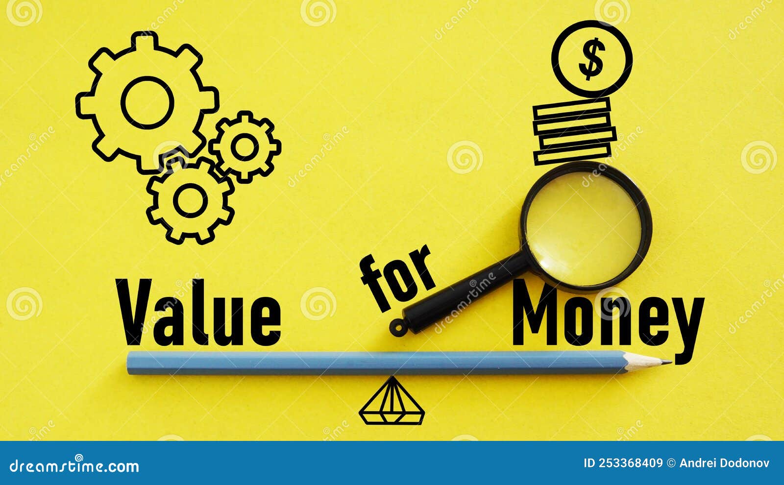 Value for Money is Shown Using the Text Stock Image - Image of ...