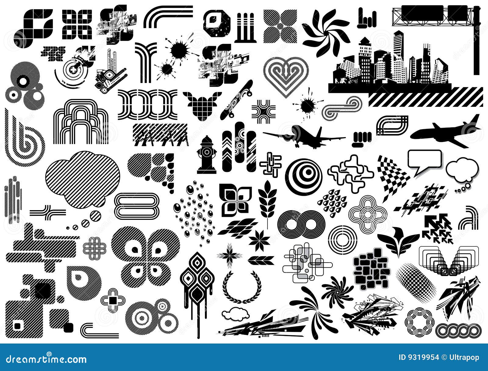 Value Pack: Design Elements Stock Vector - Illustration of balloon ...