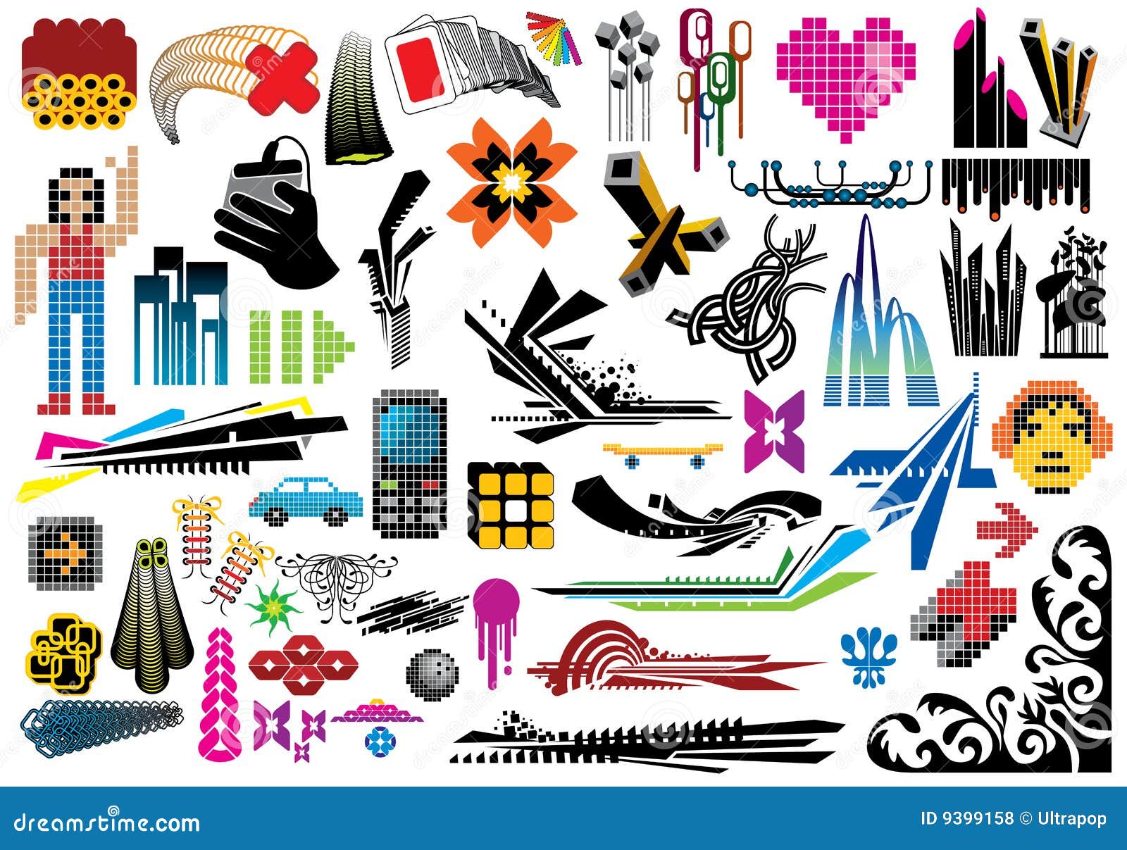 Value Pack: Design Elements Stock Vector - Illustration of elements ...