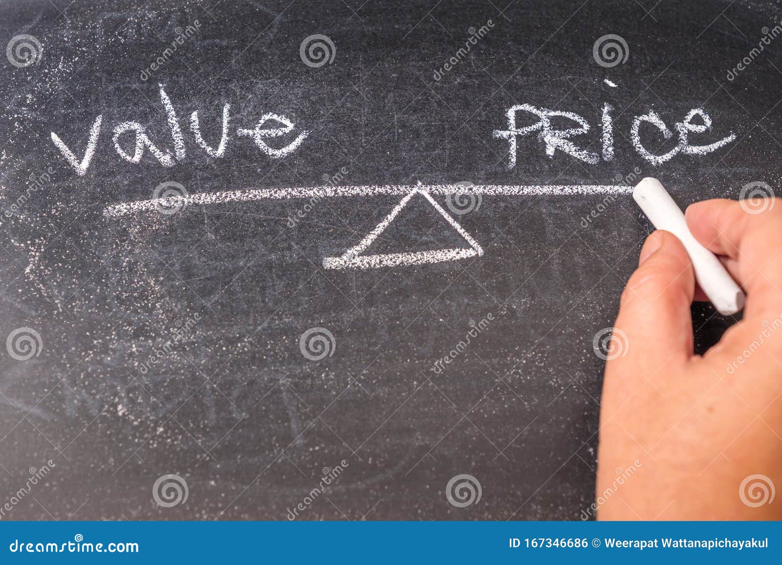 Value and Price Balance stock photo. Image of education - 167346686