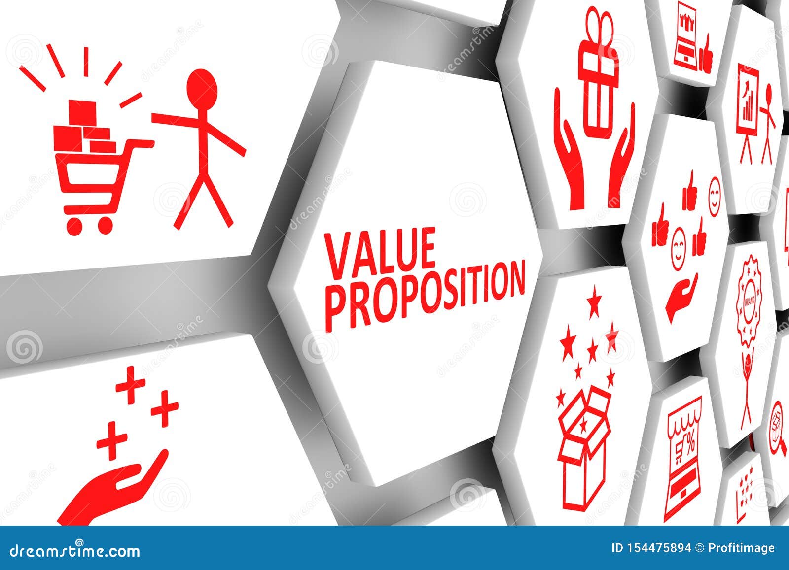 VALUE PROPOSITION Concept Cell Background Stock Illustration ...