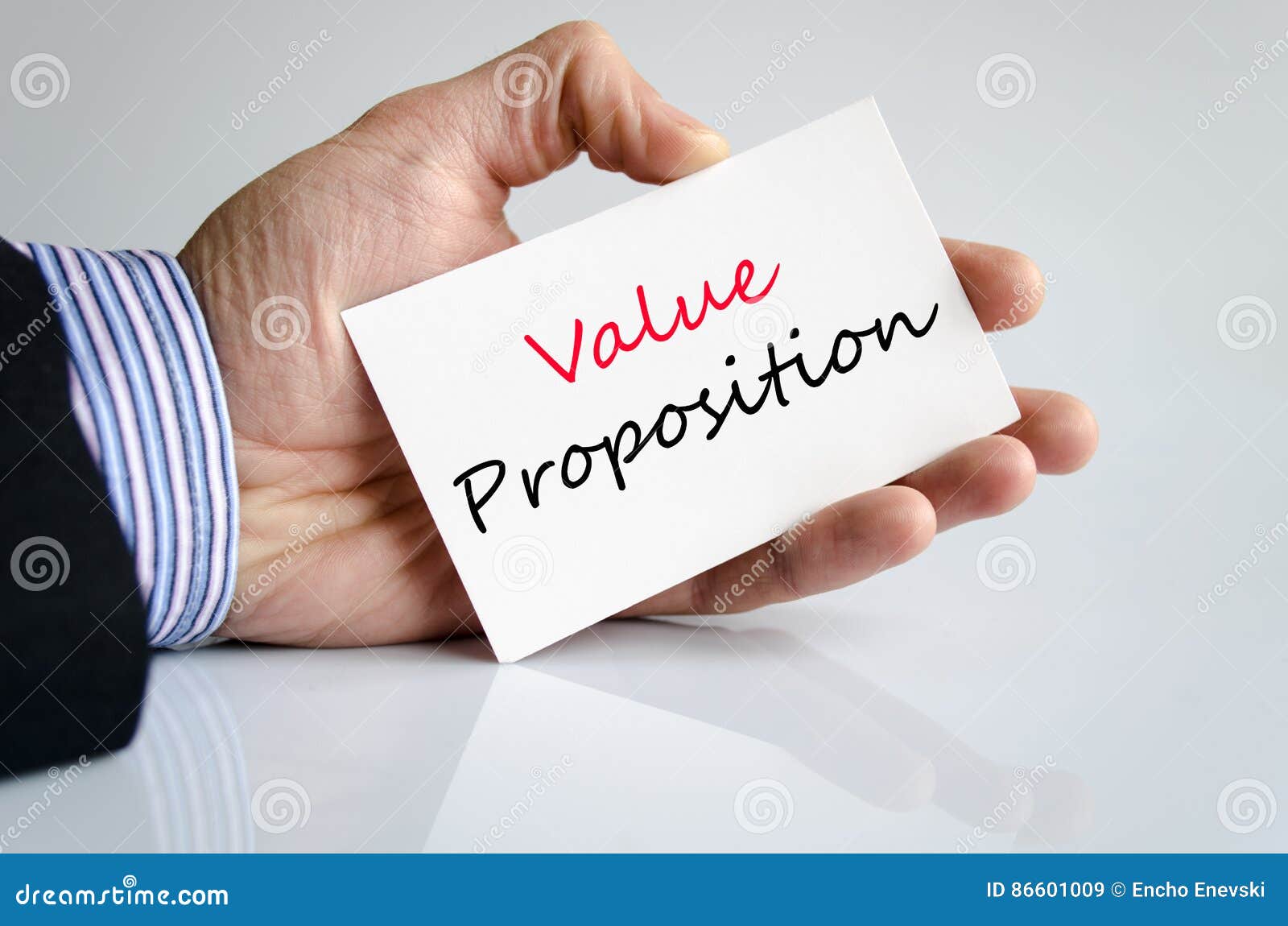 Value Proposition Text Concept Stock Image - Image of manage ...