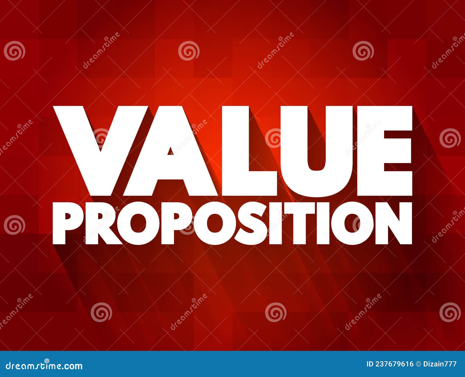 Value Proposition Text Quote, Concept Background Stock Illustration ...