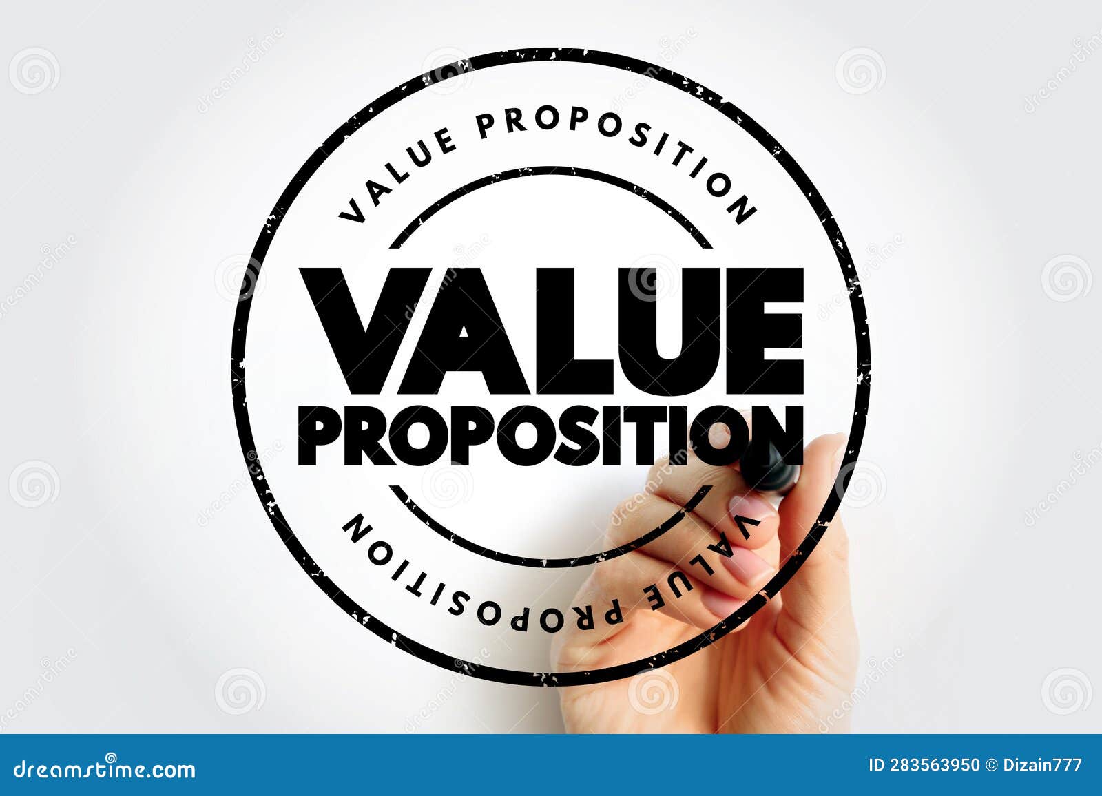 Value Proposition Text Stamp, Concept Background Stock Photo - Image of ...