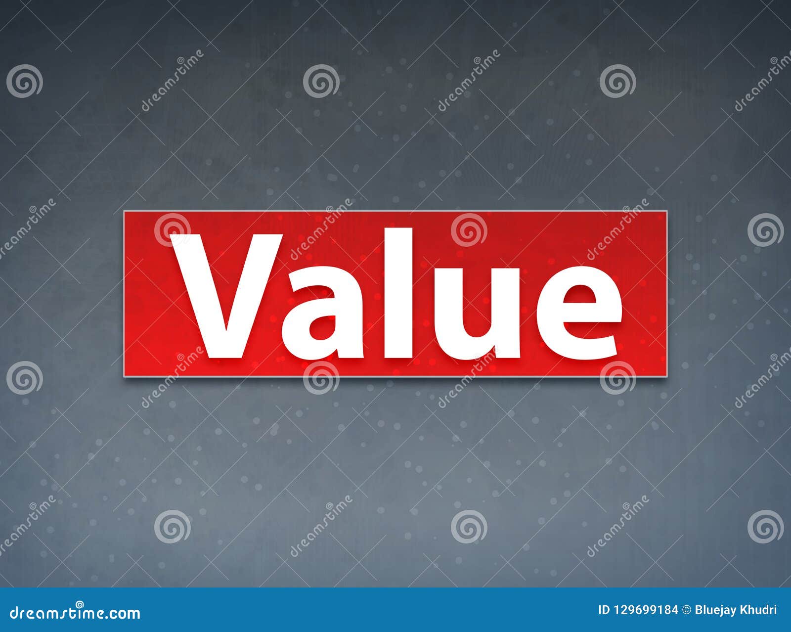 Value Red Banner Abstract Background Stock Illustration - Illustration ...
