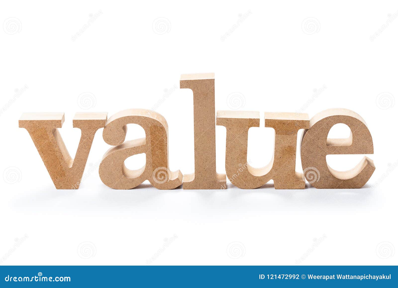 Value Wood Word stock photo. Image of integrity, marketing - 121472992
