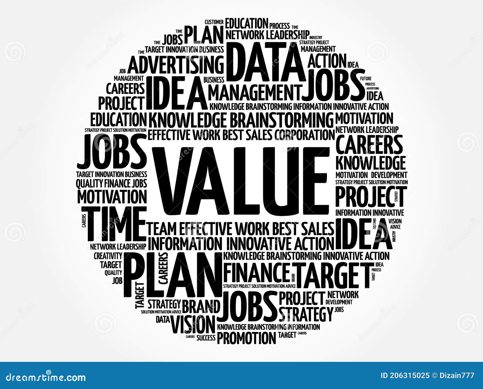Value word cloud stock illustration. Illustration of integrity - 206315025