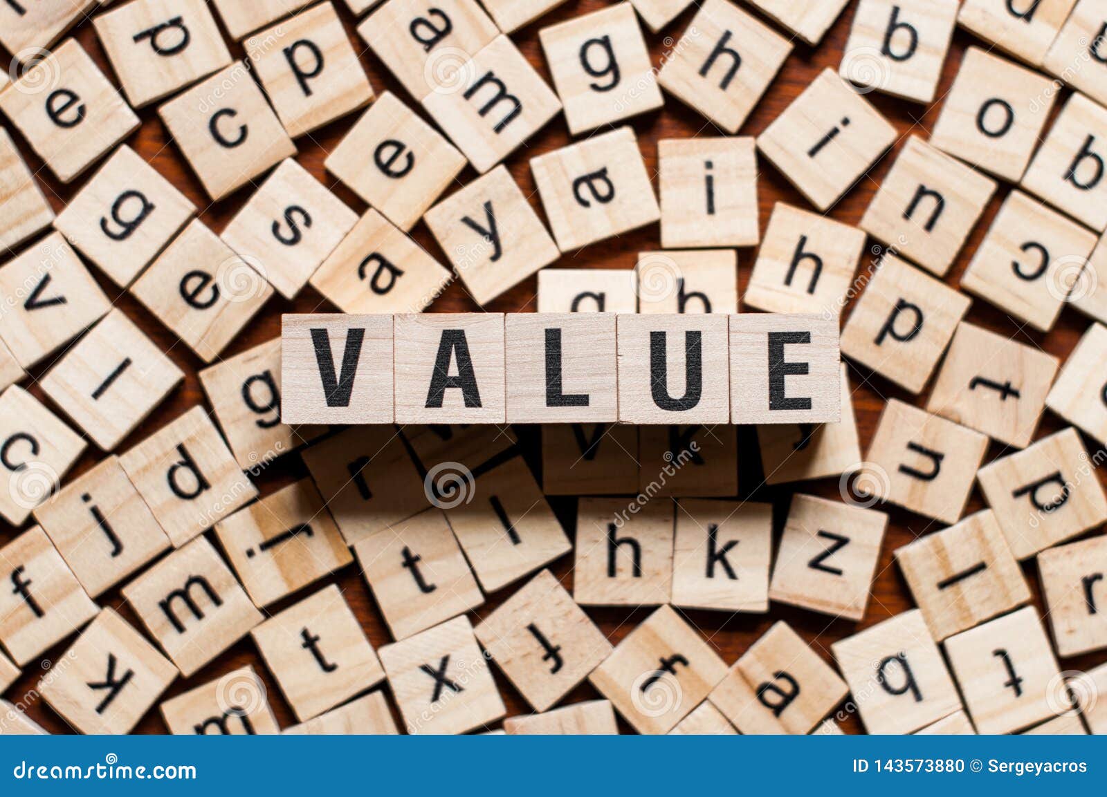 Value word concept stock photo. Image of mission, competence - 143573880