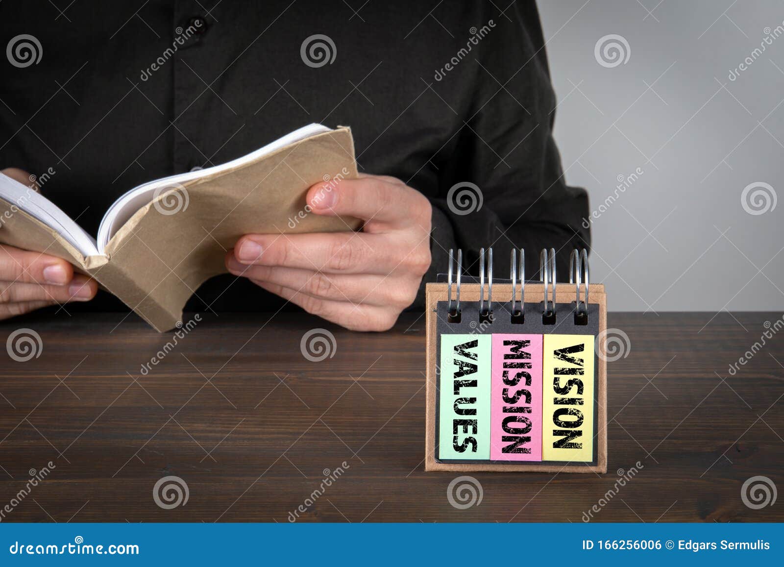 Values, Mission, Vision - Wooden Signpost, Roadsign With Three Arrows ... Values, Mission, Vision - Wooden Signpost, Roadsign With Three Arrows ...