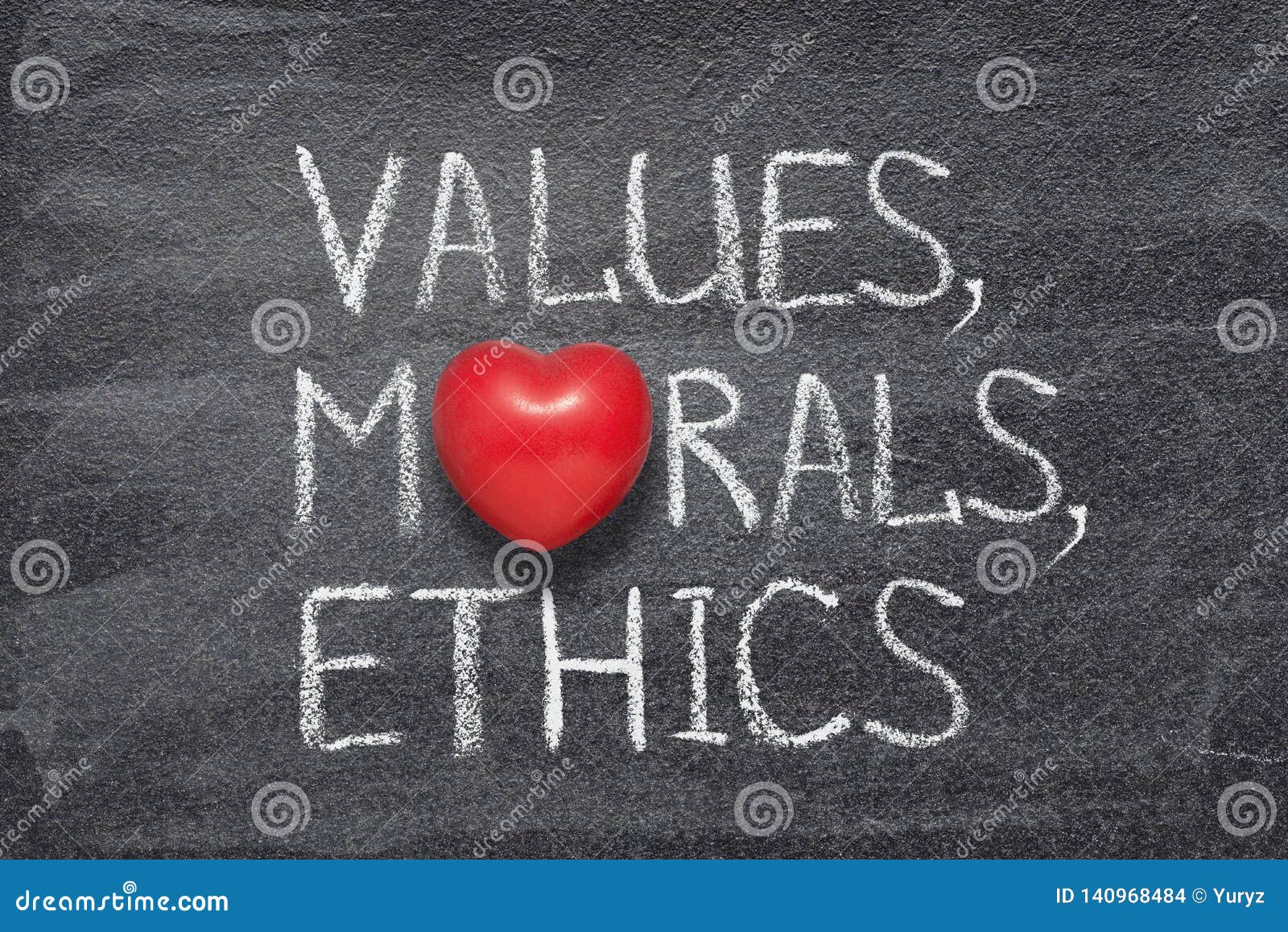 Values, Morals, Ethics Heart Stock Photo - Image of slogan, human ...