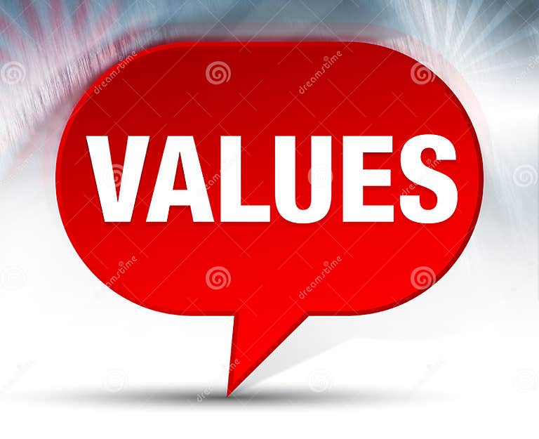 Values Red Bubble Background Stock Illustration - Illustration of ...