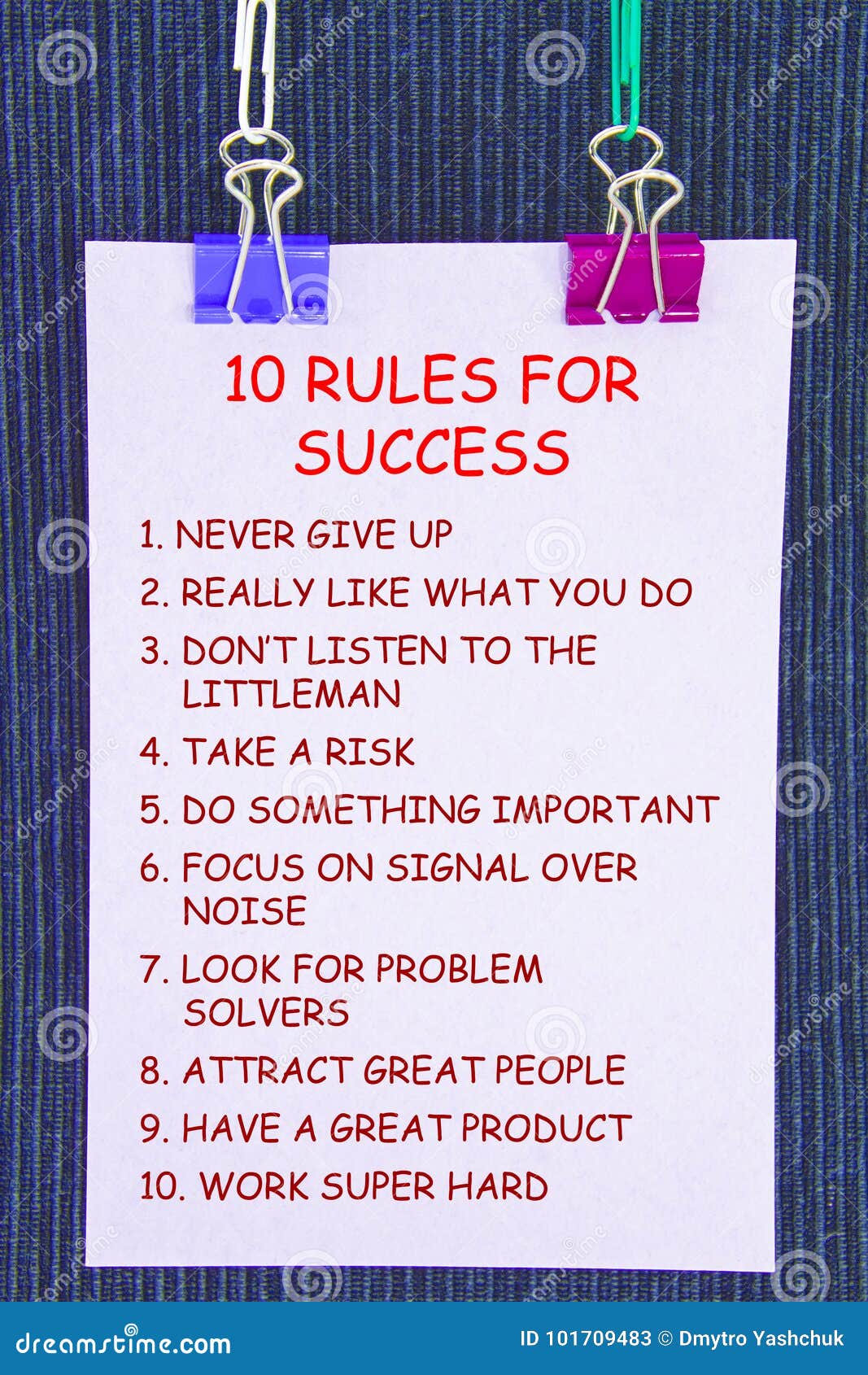 10 Values Rules on Stickers Post on Dark Background Stock Image - Image ...