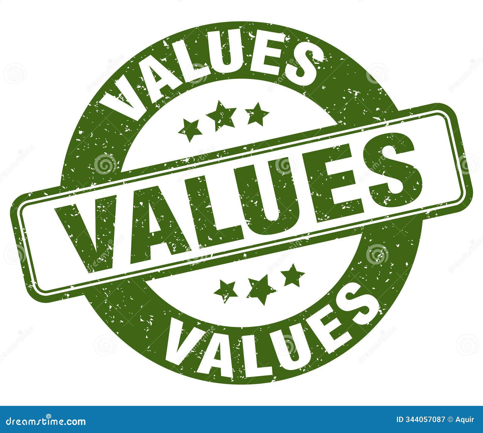 Values Stamp. Values Label. Round Grunge Sign Stock Vector ...