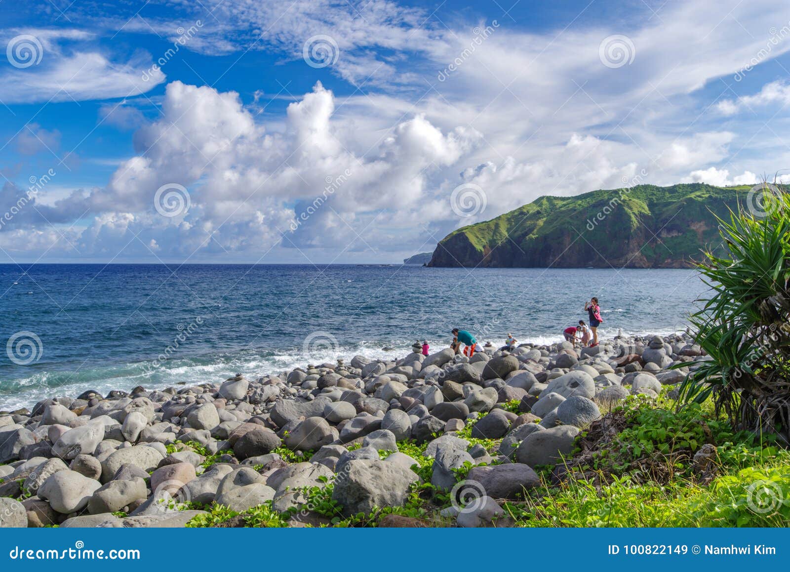 Valugan Boulder Beach in Basco, Batanes Editorial Stock Image - Image ...