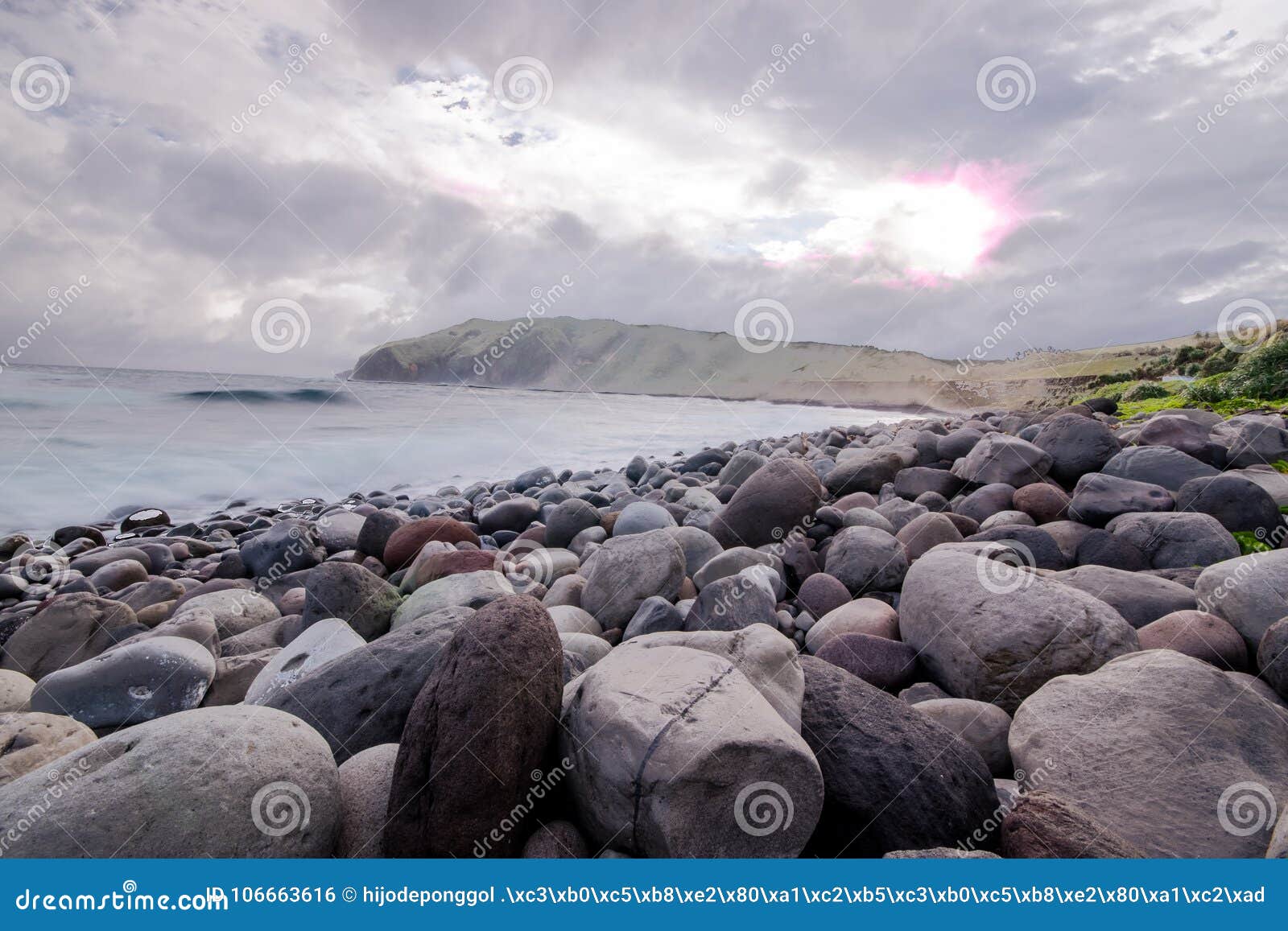 Valugan Boulder Beach, Batanes, Philippines Stock Photo - Image of ...