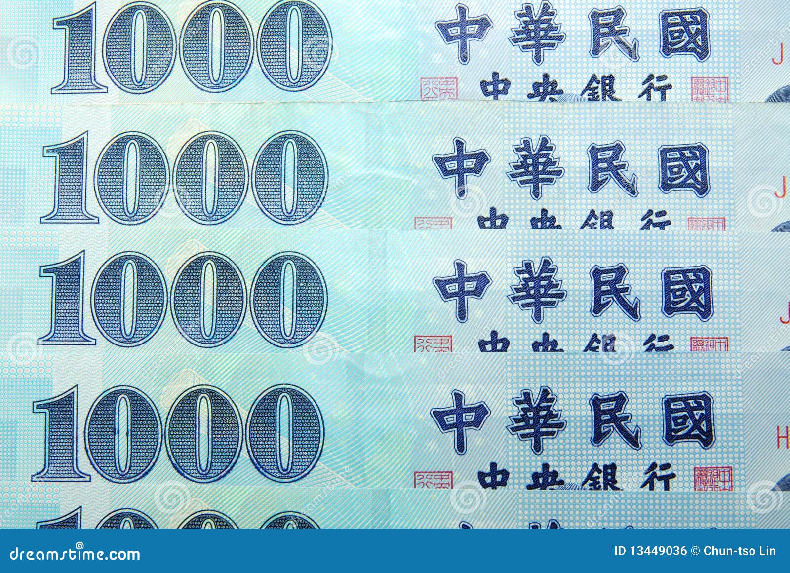 Valuta della Taiwan. fotografia stock. Immagine di dollari - 13449036