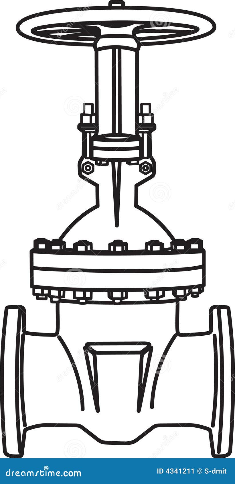 Valve Cartoon Vector | CartoonDealer.com #4341211