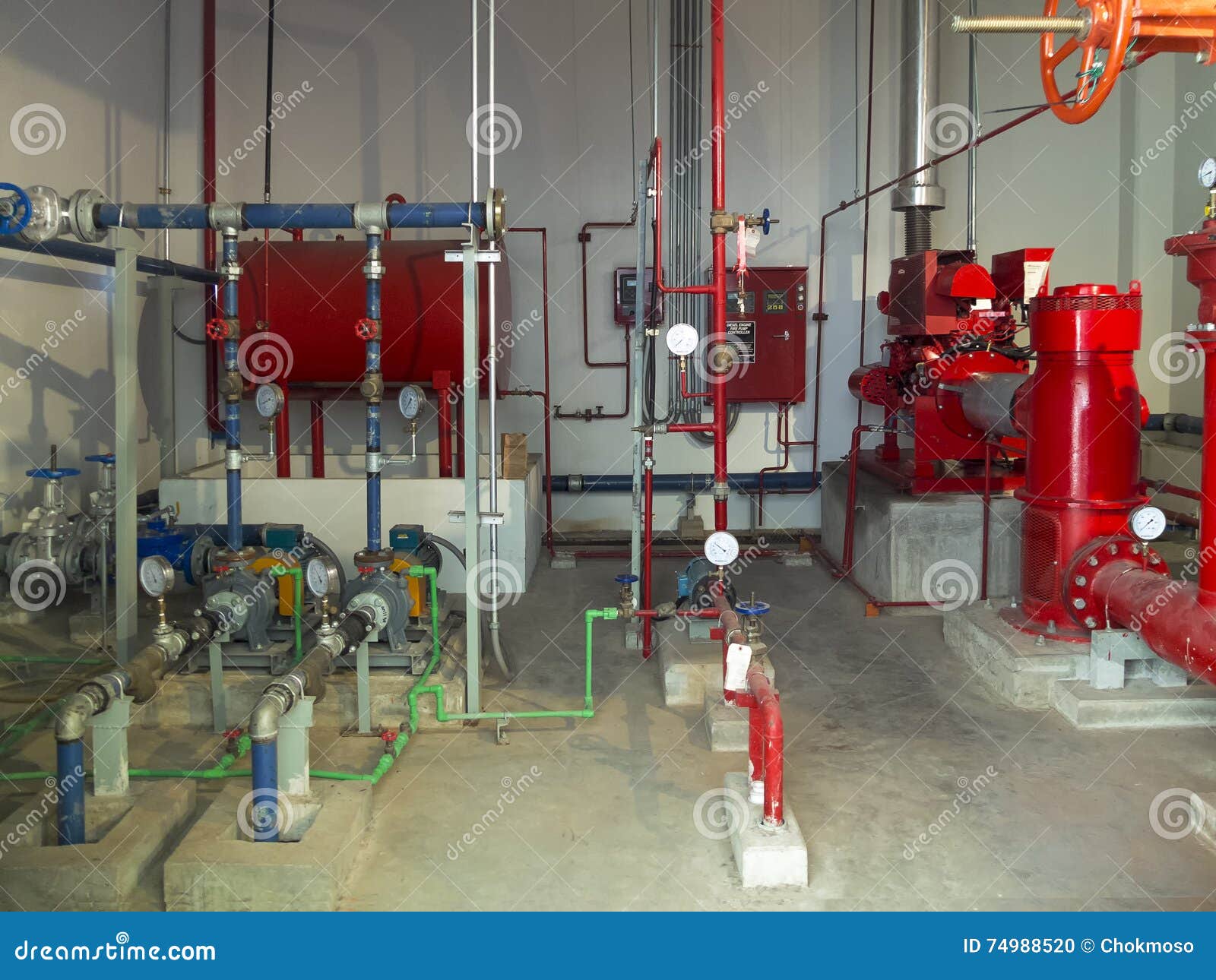 Valve Fire stock photo. Image of water, system, protect - 74988520