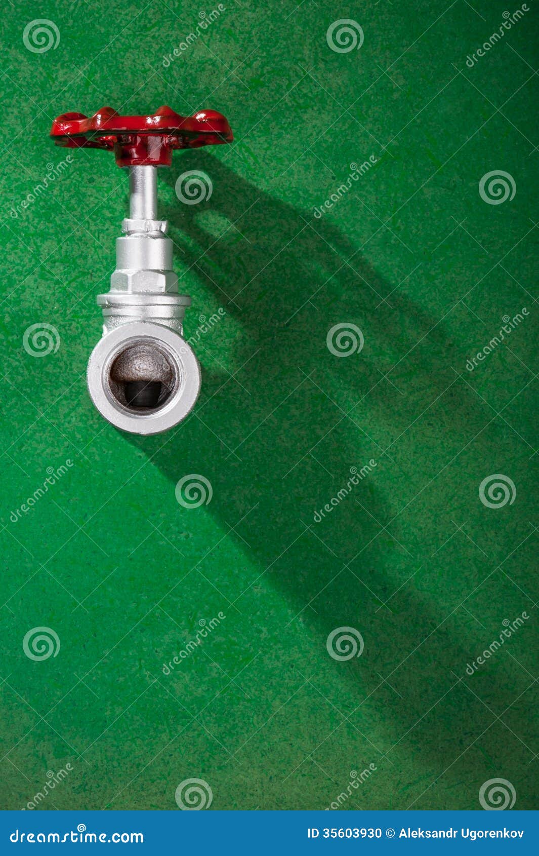 Valve on green background stock photo. Image of open - 35603930