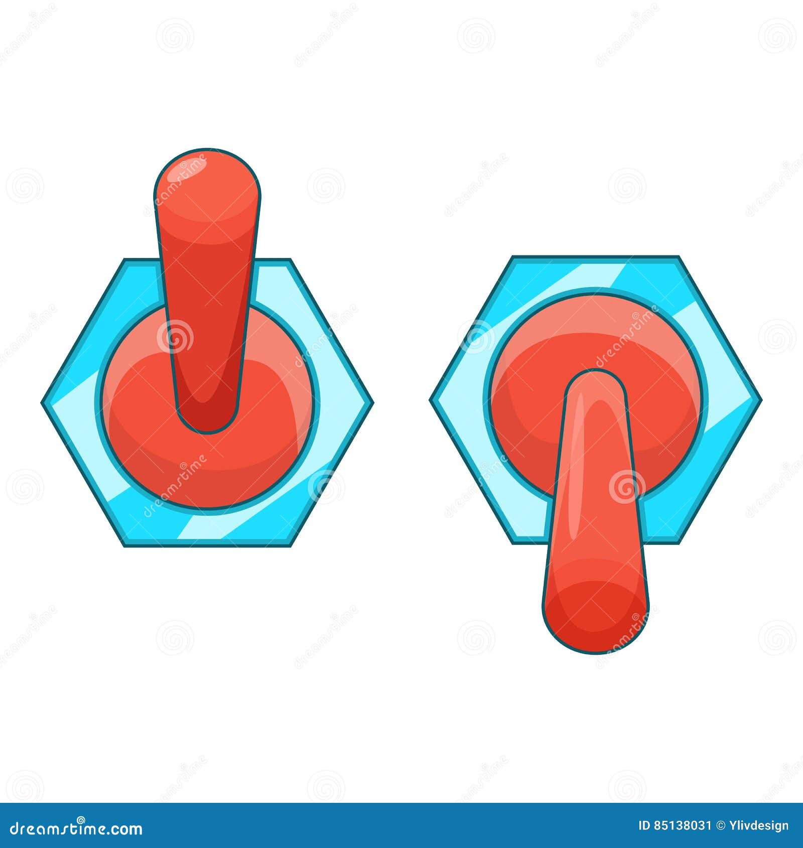 Valve icon, cartoon style stock vector. Illustration of pipeline - 85138031