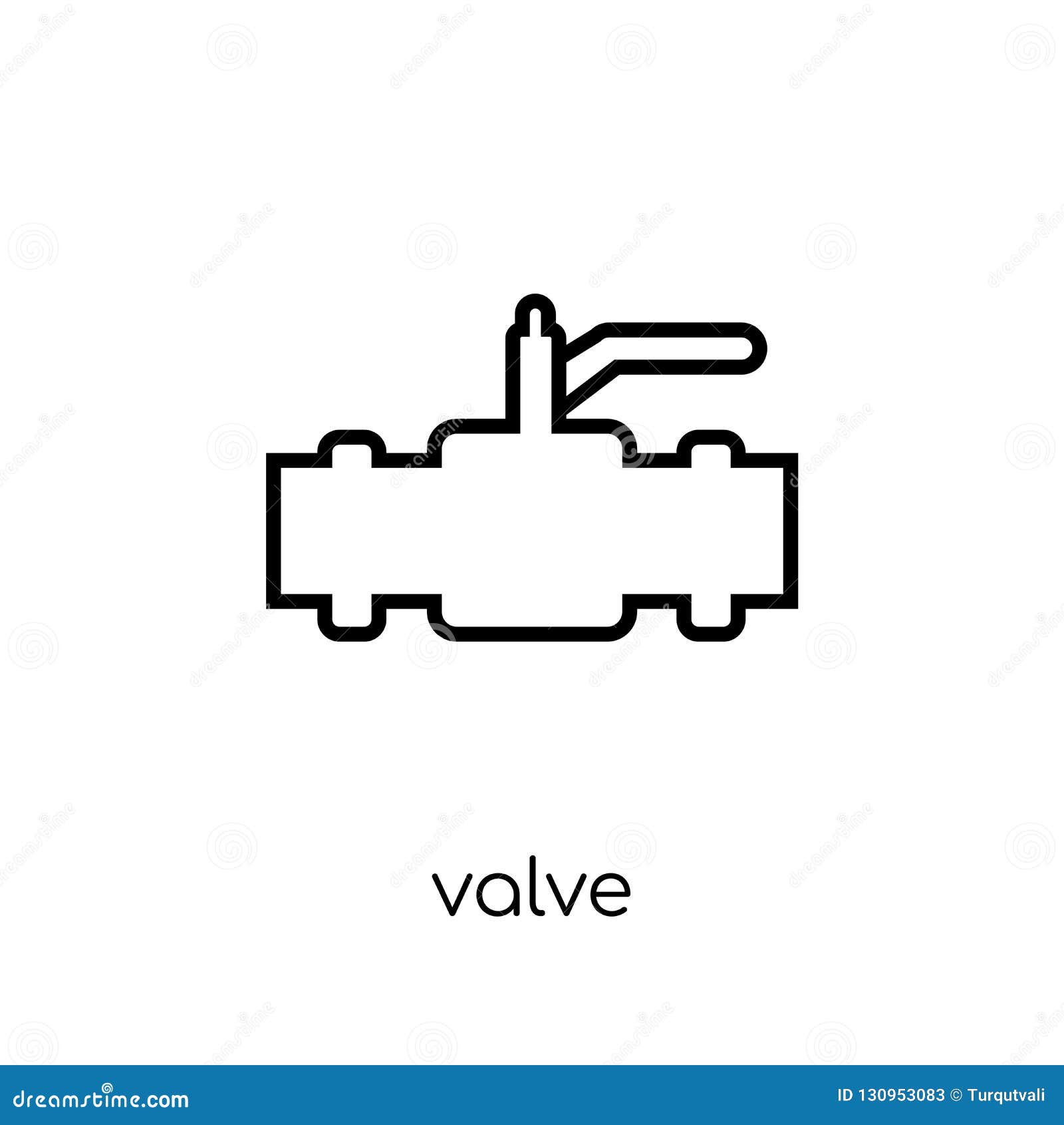 Valve Icon from Collection. Stock Vector - Illustration of icon ...