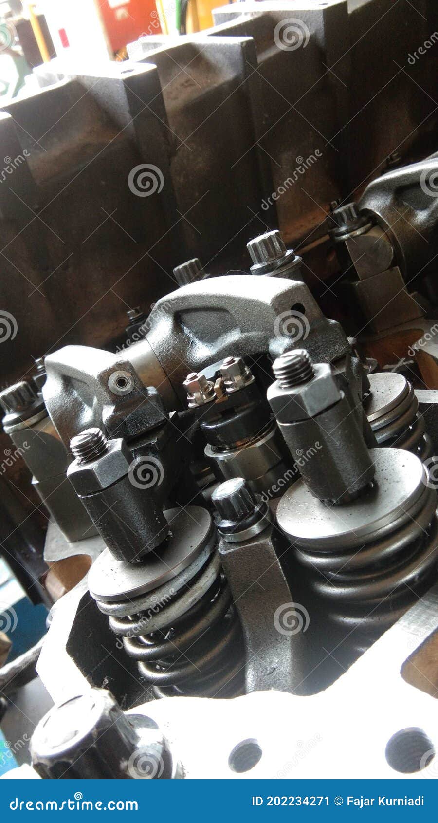 Valve Mechanism on the Engine Stock Image - Image of tire, wheel: 202234271