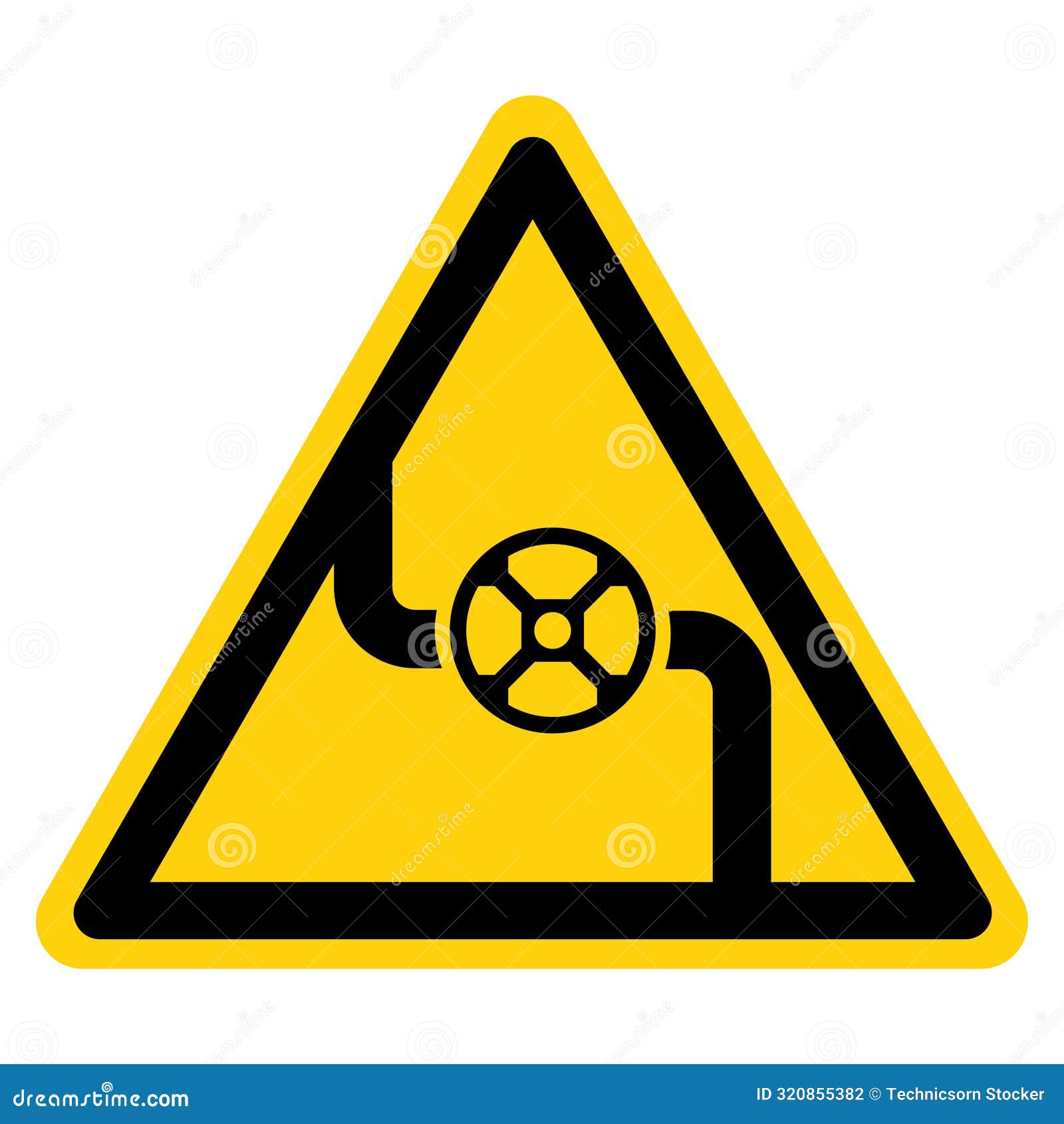 Valve Symbol Sign, Vector Illustration, Isolate on White Background ...