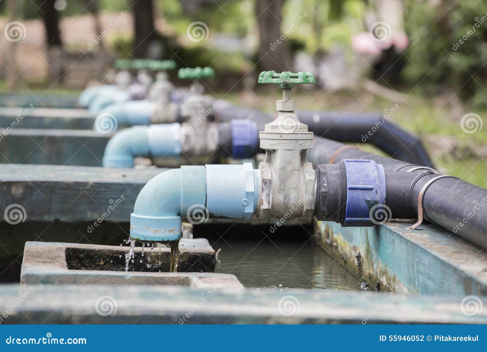 Valve stock photo. Image of worker, pipe, pump, water - 55946052