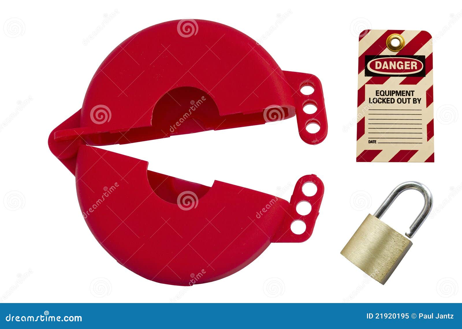Valve wheel lockout device stock image. Image of protection - 21920195